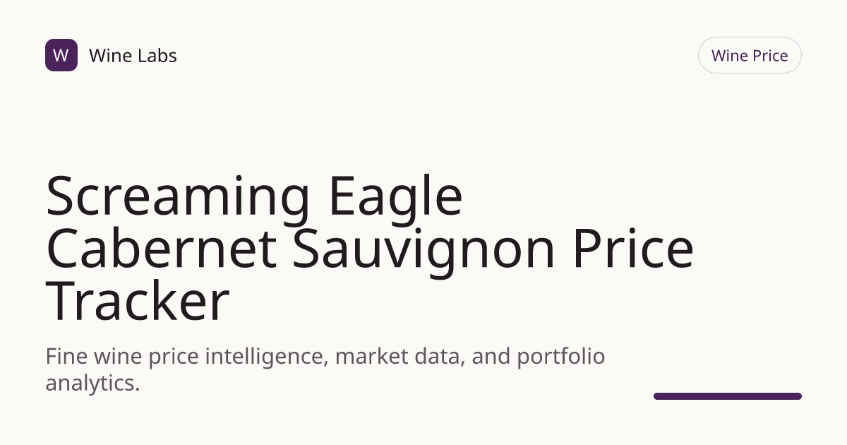 Screaming Eagle Cabernet Sauvignon Price Tracker & Historical Chart ...